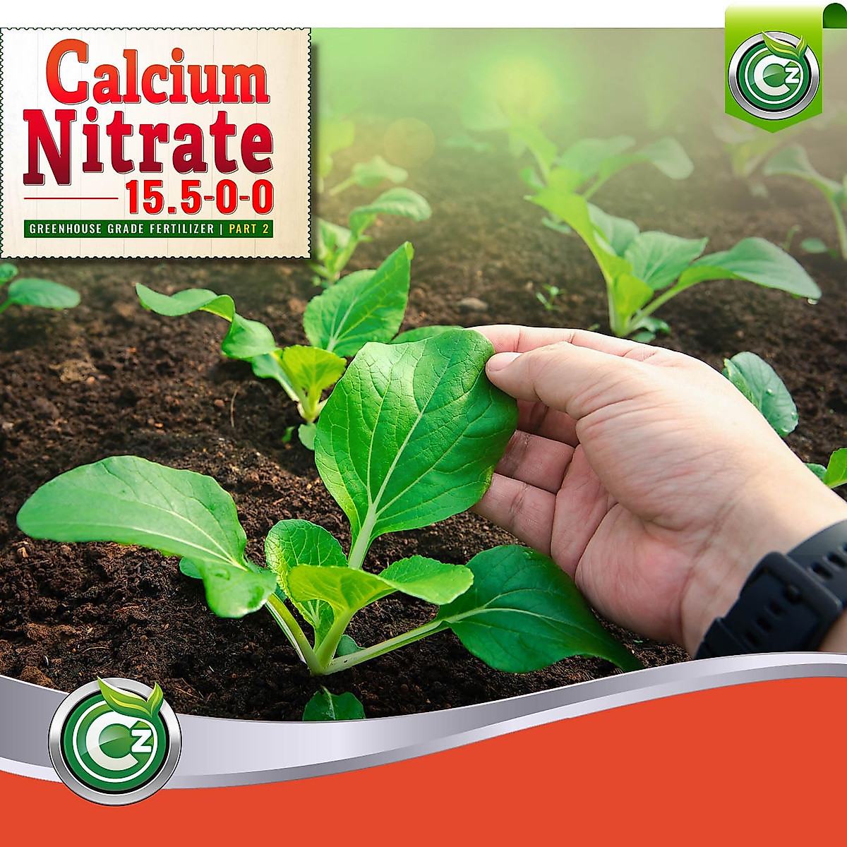 Calcium Nitrate 15.5-0-0 Fertilizer - Made in USA - 5LB Greenhouse Grade Plant Food for Hydroponics, Plants & Gardens – Fruit, Vegetables. Blossom End Rot Tomatoes