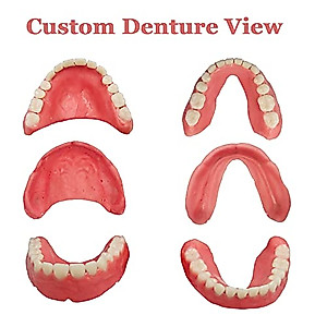 Do It Yourself Denture Fake Teeth Top and Bottom Temporary Teeth for Improve Smiling