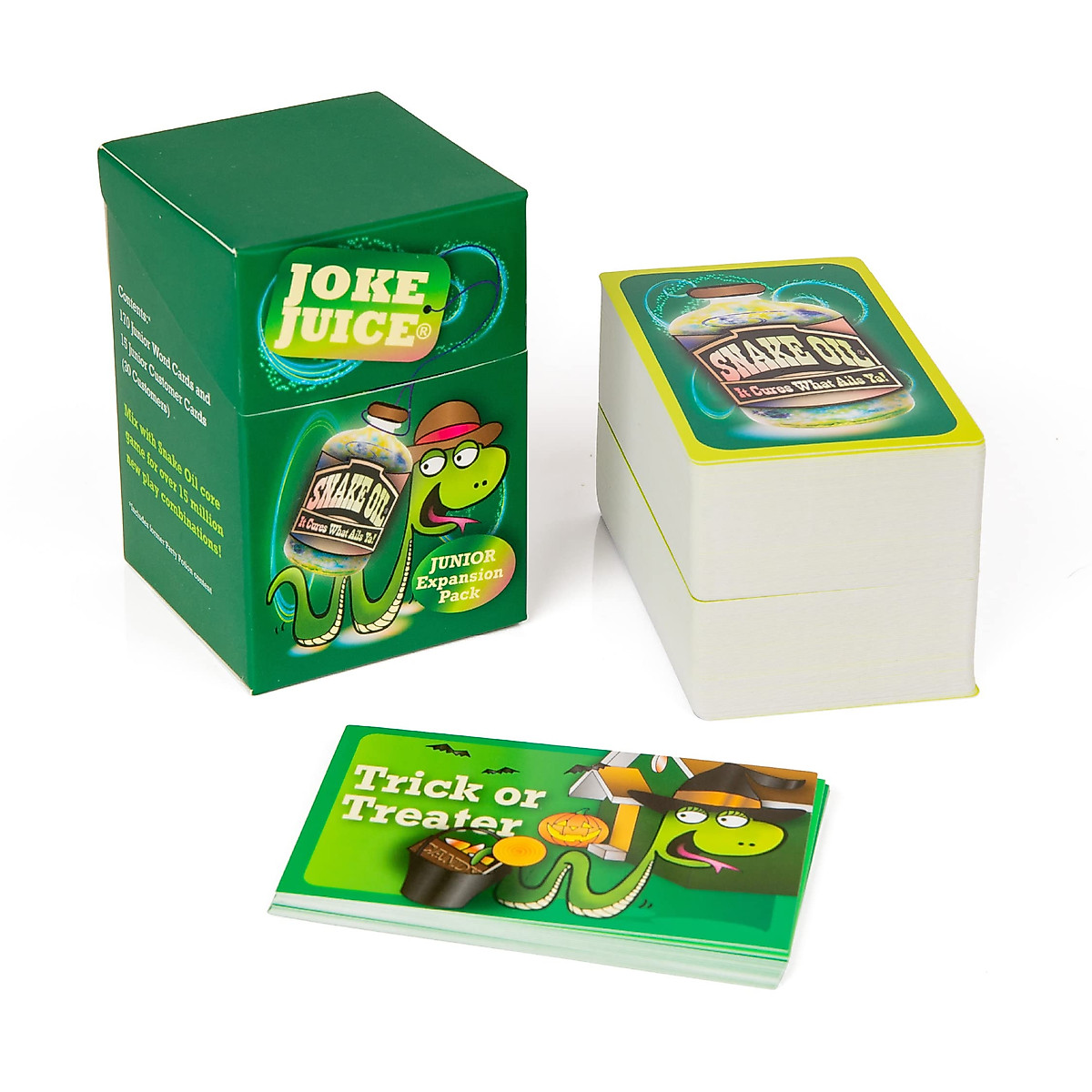 SNAKE OIL Joke Juice Game Expansion Pack for Kids - The Silly Selling Party Game