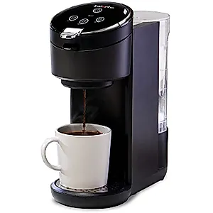 Instant Solo Single Serve Coffee Maker, From the Makers of Instant Pot, K-Cup Pod Compatible Coffee Brewer, Includes Reusable Coffee Pod & Bold Setting, Brew 8 to 12oz., 40oz. Water Reservoir, Black