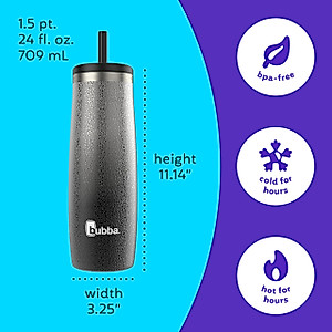 Bubba 24 oz Radiant Tumbler Without Case, Licorice Crystalized Ombre