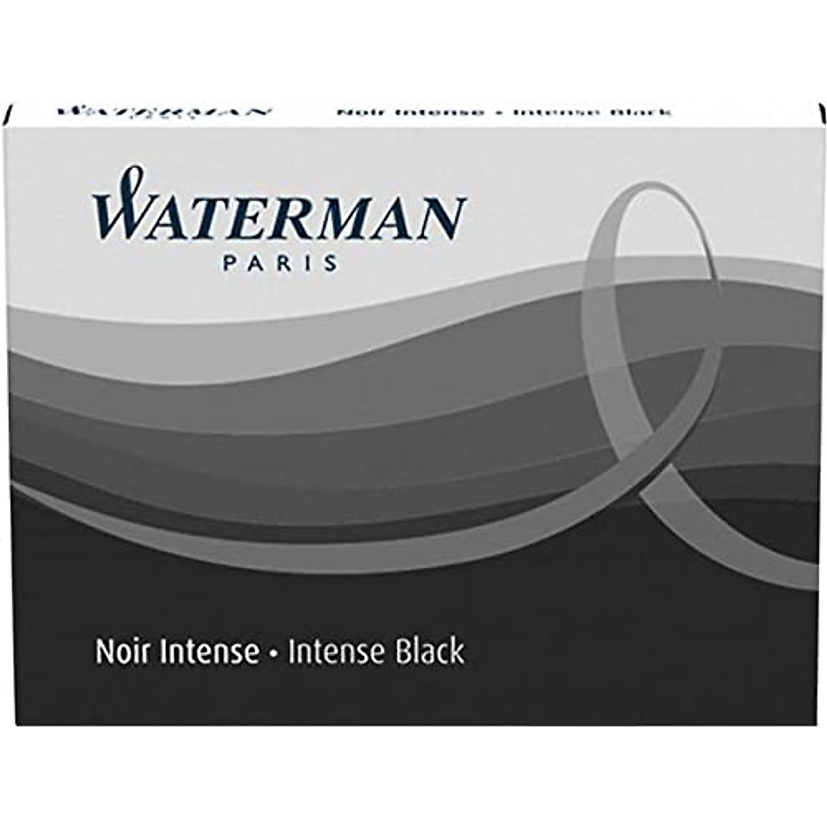 Waterman Large Standard Ink Cartridges Permanent Black