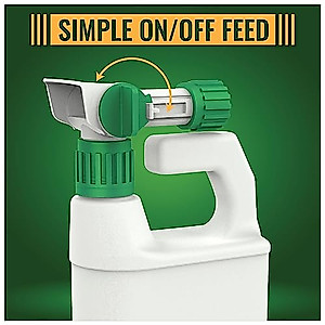 Refillable Hose-End Sprayer with 32oz Bottle, 20 to 1 Ratio, Garden Hose Fertilizer Dispenser, Easy to Use, Lawn Sprayer, Garden Sprayer, and More (Trifecta Natural: 32oz Hose Sprayer with Bottle)