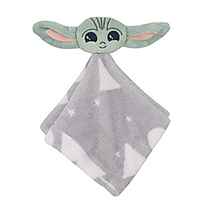 Lambs & Ivy Star Wars Baby Yoda/The Child Swaddle Blanket & Lovey Gift Set