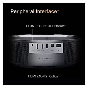 R1 Ultra Short Throw Laser Projector Fengmi UST Projector 5G-WiFi MEMC Bluetooth Home Theater for Home 1600 ANSI Lumens