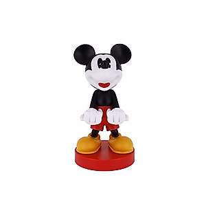 Exquisite Gaming Cable Guys: Disney Mickey Mouse Phone Stand & Controller Holder - Officially Licenced Figure - Exquisite Gaming