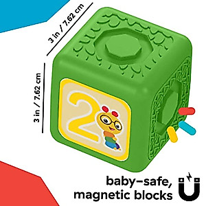 Baby Einstein Connectables 20 Piece STEAM Magnetic Blocks Learning Toys Numbers Colors Animals for Baby 6 Months+ Toddler 1 2 3 4 5 Year Old