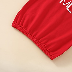 Infant Newborn Baby Girls Floral Sleep Gown Headband Sleepwear Romper Sleeping Bags Outfits (Christmas&Letter, 0-3 Months)