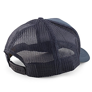 Armycrew XXL Oversize Curved Visor Foam Trucker Mesh Snapback Cap - Charcoal - 2XL