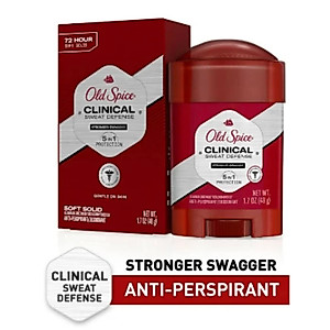 Old Spice Clinical Sweat Defense Anti-perspirant Deodorant for Men, 72 Hour, Extra Fresh, 1.7 Oz