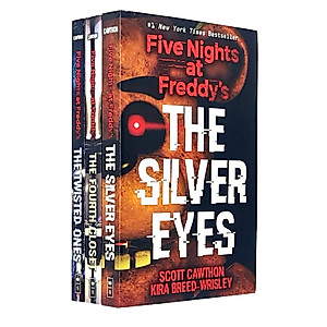 Five Nights At Freddys Series 3 Books Collection Set By Scott Cawthon (The Silver Eyes, The Fourth Closet, The Twisted Ones)