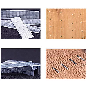 KeLDE Electric Staple/Nail Gun Kit, Braid Nailer, 120V Corded Power Stapler Set, Includes 900pcs T50 Staples and 300pcs 15mm Nails