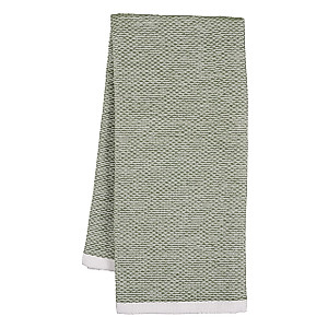 KAF Home Ayesha Curry Mixed Utility Kitchen Towel Set | Set of 6 Mixed Terry Kitchen Towels | Absorbent Kitchen Towels Perfect for Spills, Drying Dishes, Cooking, and Any Household Mess (Green)