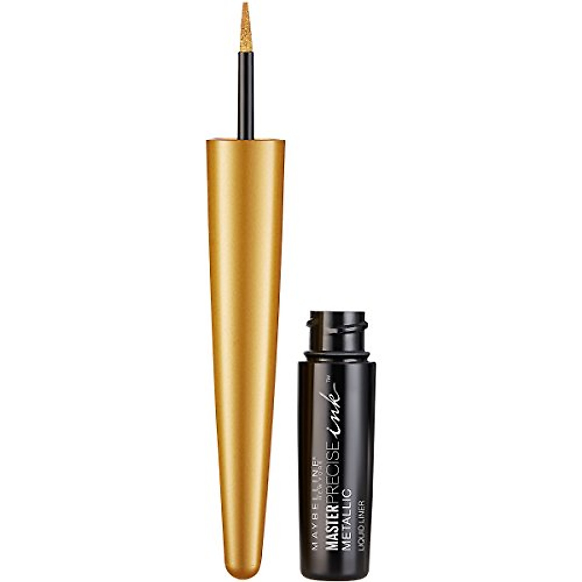 Maybelline New York Master Precise Ink Metallic Liquid Liner, Solar Gold, 0.06 Fluid Ounce