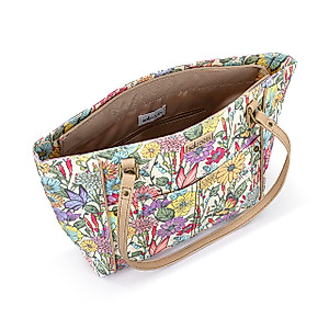 Sakroots Metro Tote Bag, Pinkberry in Bloom