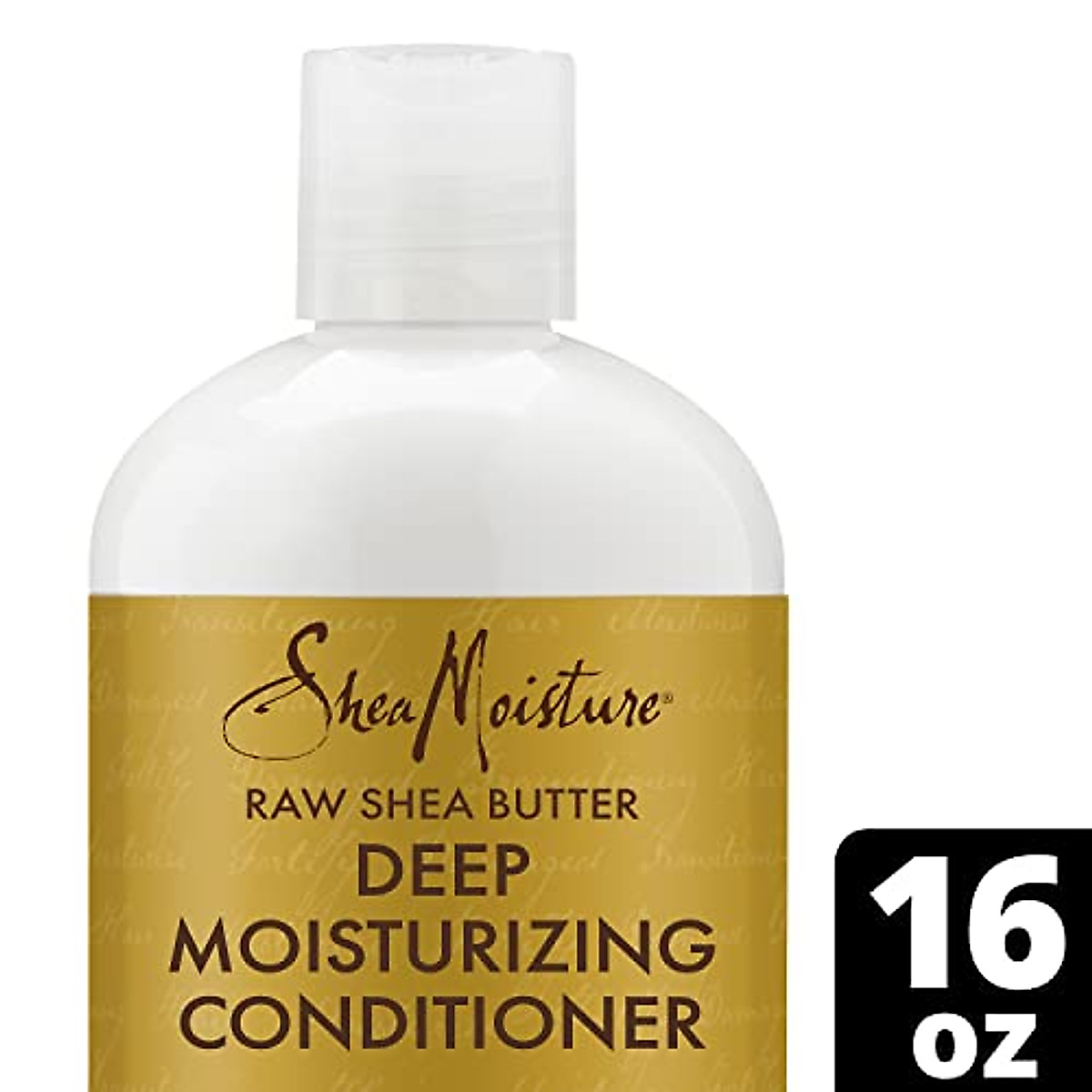 Shea Moisture Raw Shea Butter Conditioner, Deep Moisturizer with Sea Kelp & Argan Oil, Sulfate Free & Silicone Free, Curly Hair Products, Family Size (2 Pack - 16 Fl Oz)