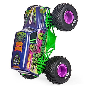 Spin Master 6060365 Monster Jam 1:15 Scale Official Grave Digger Freestyle Force Remote Control Monster Truck Toys