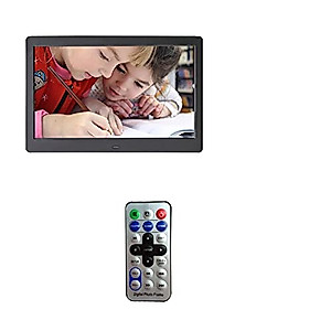 10 Inch Screen LED Backlight HD 1024 * 600 Digital Photo Frame Electronic Album Picture Music Movie Full Function (Color : C, Size : US Plug)