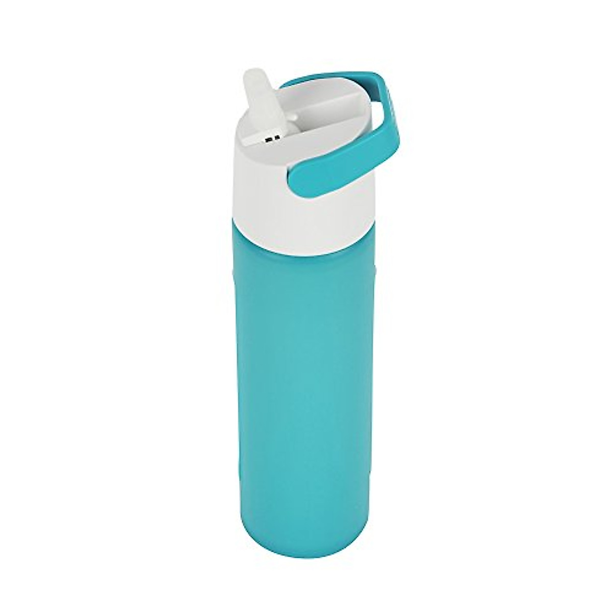 Takeya Modern Flip Straw with Carry Handle, 18-Ounce, Teal