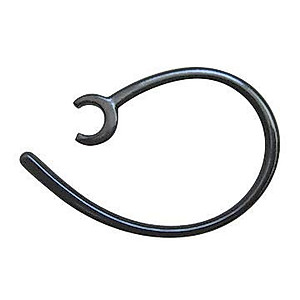 10-Pack Replacement Clamp Bluetooth Ear Hook Loop Clip Replacement - Set of 5 Small Clamps + 5 Pack Large Clamps Shape Clear Hook for Samsung, Motorola, LG & Other Bluetooth Headsets (Black)