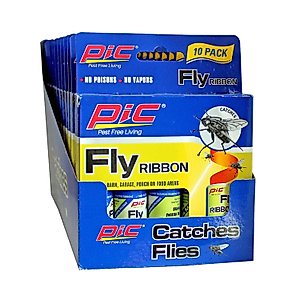 PIC Fly Ribbon, 10 Count Box, 12 Pack - 120 Ribbons Total