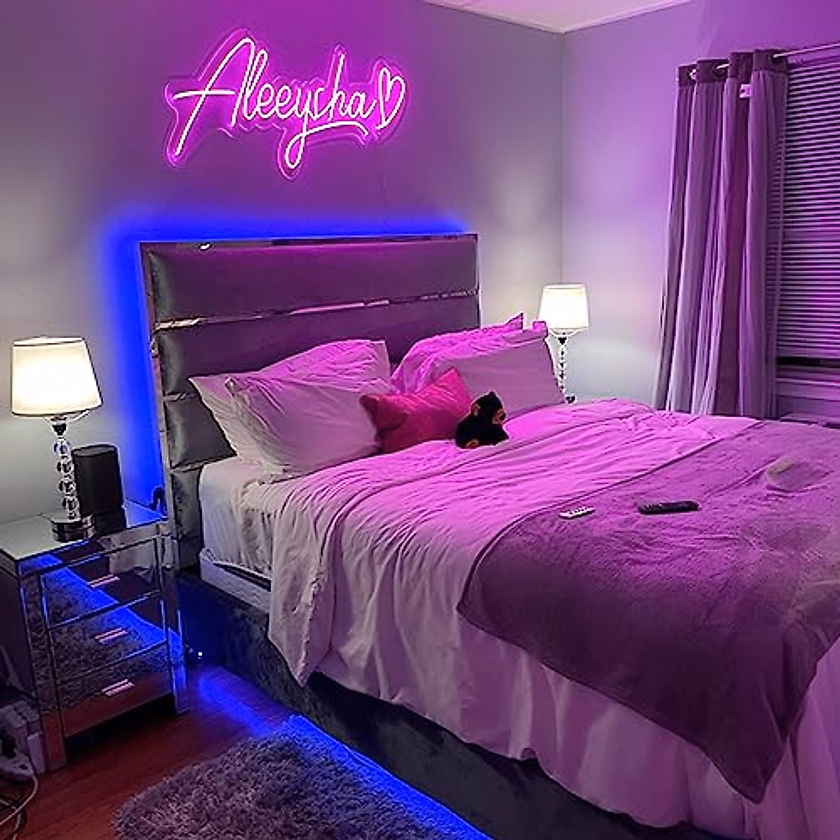 Custom Neon Signs for Wall Decor, Personalized Neon Sign Customizable LED Sign for Bedroom Wedding Birthday Party Bar Business Salon Shop Store Logo Neon Name Sign Light