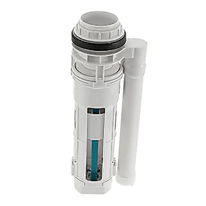 1Pc Drain valve toilet water tank parts dual flush valve toilet tank flush valve Toilet Tank Fittings automatic toilet Durable Toilet Accessories Split button valve plastic white