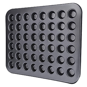 Fdit Bakeware Cupcake And Muffin Pan 48Cup NonStick Mini Round Cupcake Pan Tray Baking Mould Bakeware Cooking Accessory Make Complete And Beautiful Cakes