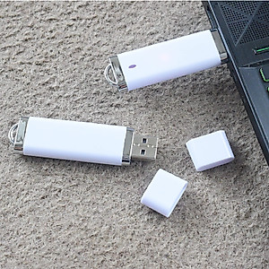 8GB USB Flash Drive 100 Pack 8GB Bulk Pack Thumb Drive 100 Pack 8GB Bulk USB Flash Drives Pen Drive USB Memory Stick USB2.0 Flash Drive 8GB lcwamy(White, no Logo)