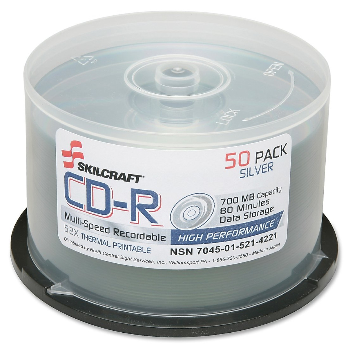 CD-R Compact Disc Recordable - 50 per Box