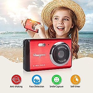 HD Digital Camera with 2.8" TFT Screen,20MP 1080P Rechargeable Point and Shoot Camera,Video Camera Compact Portable Cameras for Kids, Beginner,Students,Teens with 8X Digital Zoom
