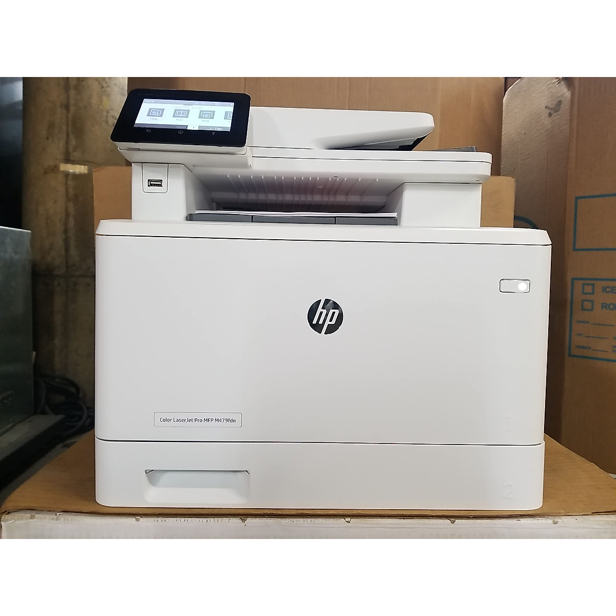 HP Color Laserjet Pro MFP M479fdn Printer, White (Renewed)