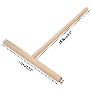 Introduction Price-HipGirl Wooden Crepe Spreader,Pancake Crepe Tools,煎饼Spatula Sticks for Griddle,Dosa Making&Crepe Making Accessories for Flat Tortilla Shells,Roti,Galettes-Round Food Pastry Tool