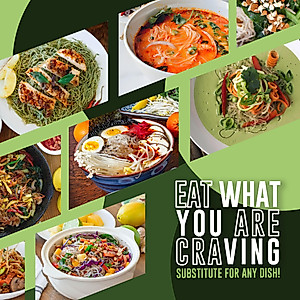 Sea Tangle Kelp Noodles (12oz) - Pack of 6 - Low Calorie Asian Noodles for Healthy Noodle Dishes - Gluten Free, Keto Noodle Sub for Rice Noodles, Glass Noodles, Pad Thai Noodles, Vermicelli