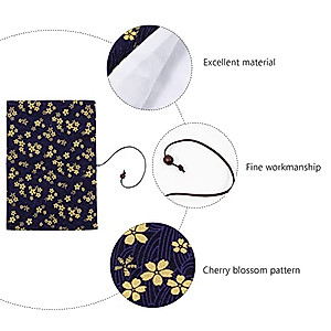 Book Flowers Book Sleeve Sleeve Cherry Flower Book Covers Book Protector Scrapbook Cover Journal Cover for Paperback A5 Book Lover Gift Book Hard Books Cover