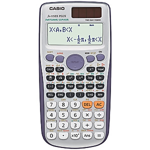 Casio Advanced Scientific Calculator with 2-Line Natural Textbook Display (FX-115ES)