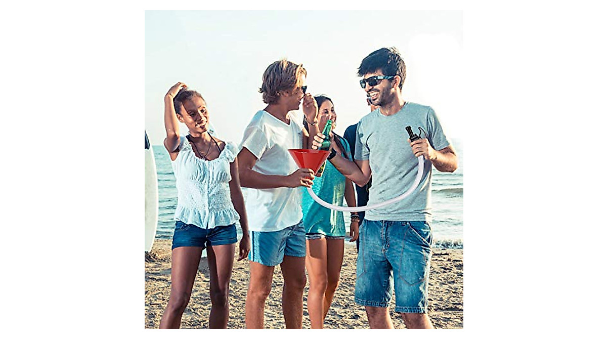 Farielyn-X Beer Bong Funnel: Leakproof, Kink-Free, Easy Flow