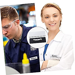 STOBOK 96 Pcs Office Gifts Gifts Office Magnets nametags Labels Name tag pin Custom Name Badge Stocking Name Tags Wood self Made Reel Crafting Supplies LED Name Card Metal