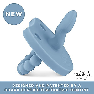 Ryan & Rose Cutie PAT Smile - Orthodontic Pro Pacifier and Teether (Oxford)