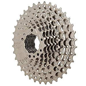 CCYLEZ Bike Freewheel, Ultra Light Series 10 Speed Cassette Threaded Type Hub Bike Accessories for Mountain Bicycle Road Bike