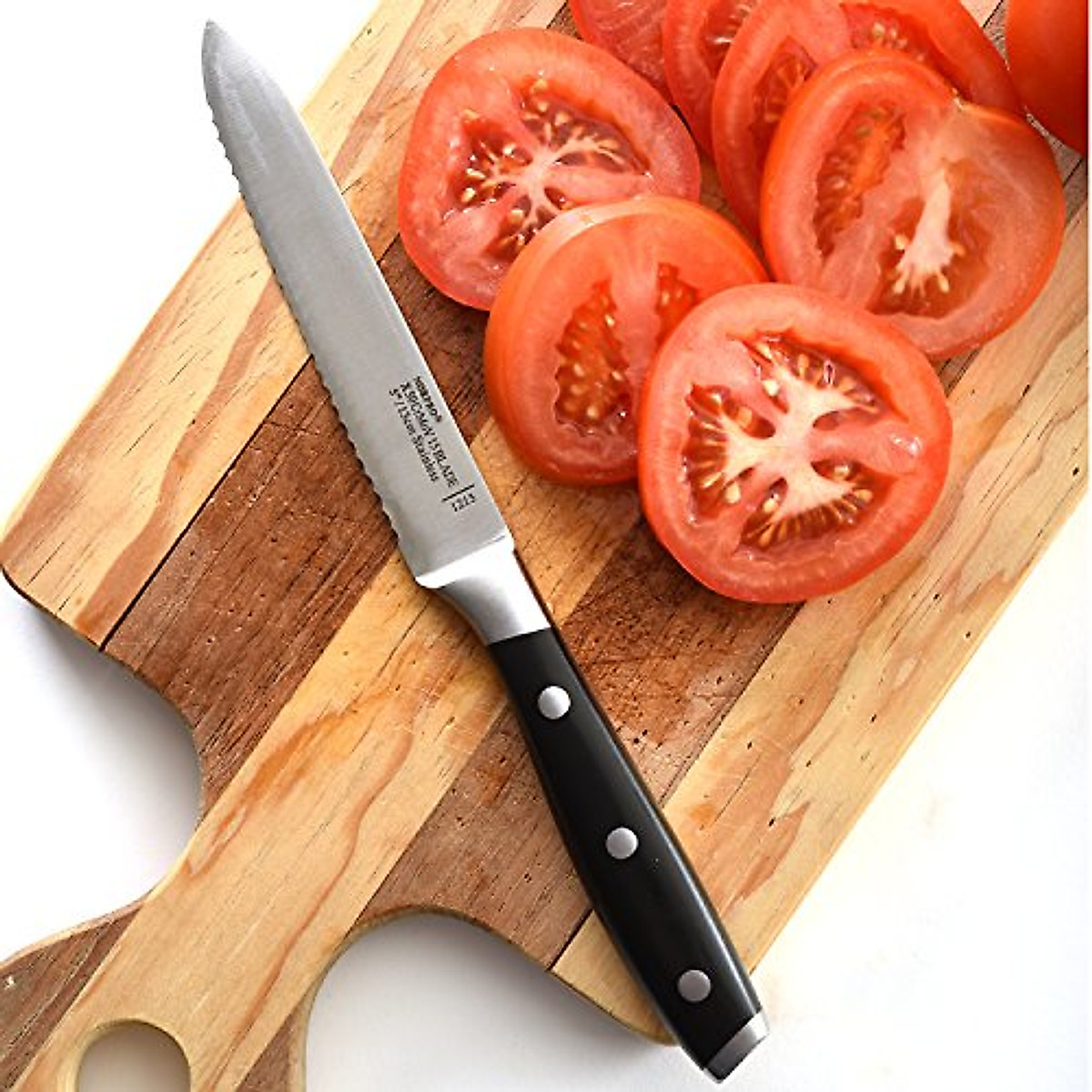 Norpro Stainless Steel 5-Inch Serrated Utility Tomato Knife