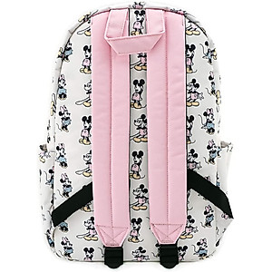 Loungefly Pastel Minnie Mickey Nylon Backpack Standard