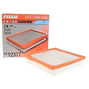 FRAM Extra Guard CA12377 Replacement Engine Air Filter for Select Toyota and Lexus Models, Provides Up to 12 Months or 12,000 Miles Filter Protection