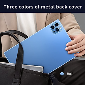 CENAVA 10.1 inch PA15 Tablet, 4+32G Full Screen Tablets with Dual SIM Card Slots, Android 8, 1280x800 HD, WiFi, Bluetooth, GPS, 2MP/5MP Camera (Blue)