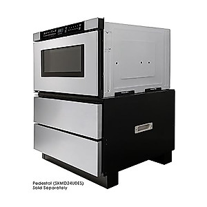 SHARP SMD2440JS 24 in. 1.2 cu. ft. Built-In Stainless Steel Microwave Drawer Oven