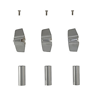 DANCO Bathtub and Shower 3-Handle Remodel/Rebuild Trim Kit for American Standard Colony Faucets | Cross-Arm Handle | 9C-23H, 9C-23C, 11C-1D | Chrome (39614)