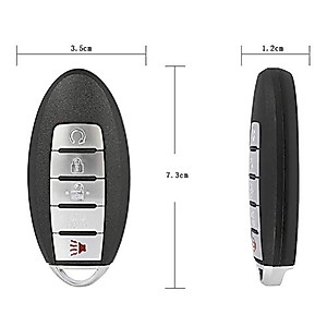 KEYALL 2 X Remotes Key Fob for Infiniti for QX56 for Infiniti for QX80 2013-2019 CWTWB1G744 285E3-1LB5A - 433 MHZ