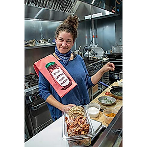 Blue Q Dish Towel, Bitch I Am the Secret Ingredient. 100% Cotton, Funny and Functional, Screen-Printed in Rich Vibrant Colors, Measures 28"h x 21"w