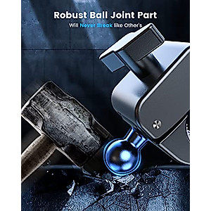 JOYROOM Motorcycle Phone Mount, [1s Auto Lock][100mph Military Anti-Shake] Phone Holder for Bicycle, [10s Quick Install] for Handlebar Mount, Compatible with iPhone 15 Pro, Samsung, All Cell Phone