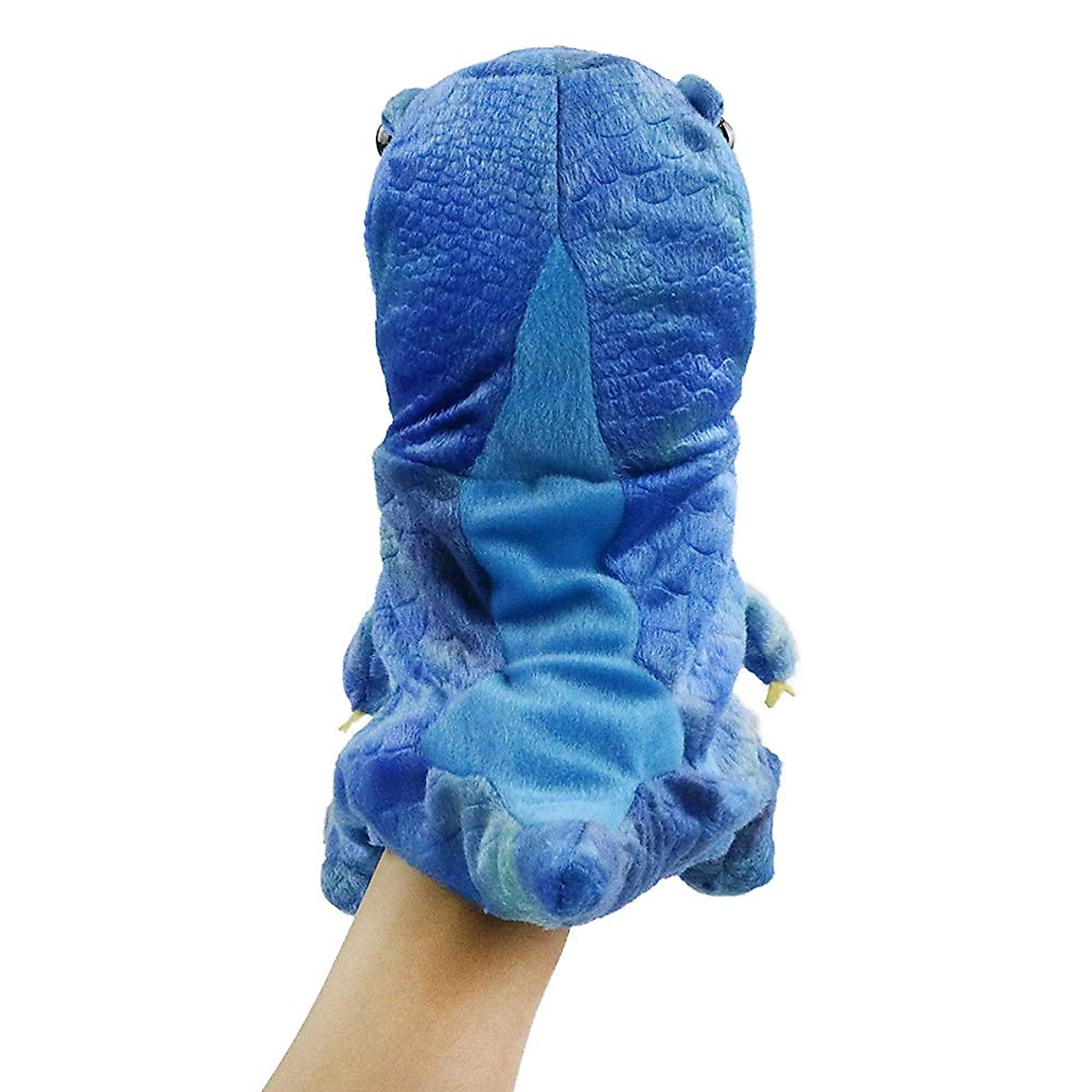 HooYiiok Plush Dinosaur Hand Puppets,Dinosaur Stuffed Animal Cute Soft Plush Toy Great Birthday Gift for Kids 11 inches Open Movable Mouth for Creative Role Play